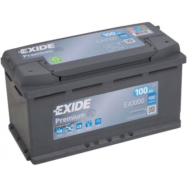 Exide Premium EA1000 / 100Ah 900A